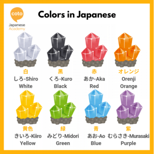 Colors in Japanese: Japanese Color Words and Phrases.