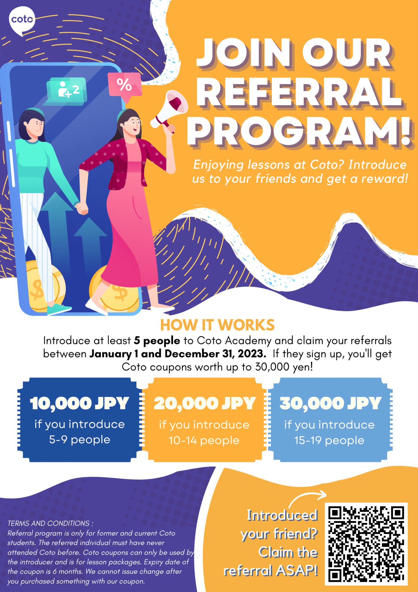 Join Our Referral Program and Get Coto Coupons!