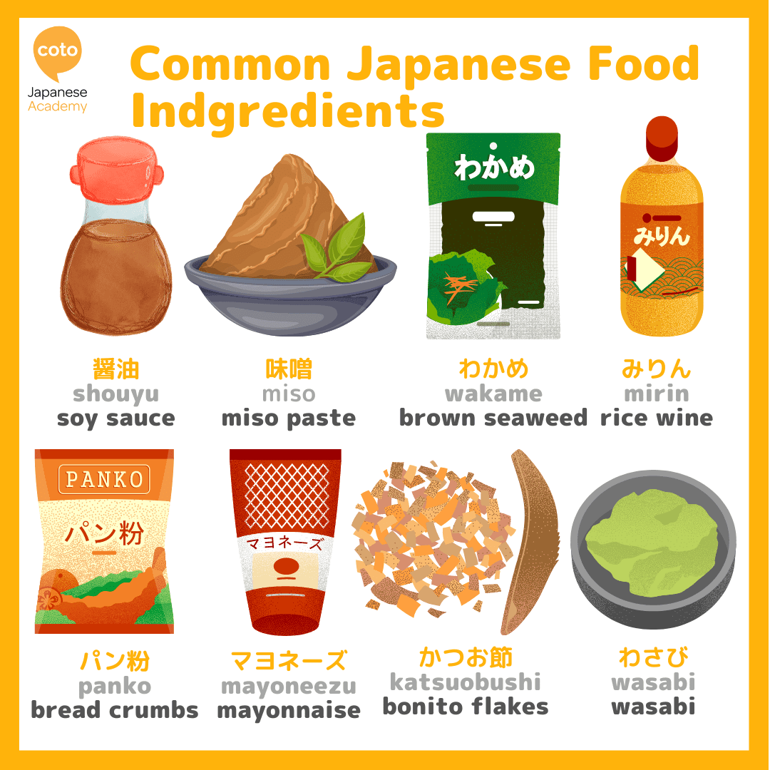 Guide to Japanese Cooking and Recipes Vocabulary | Coto