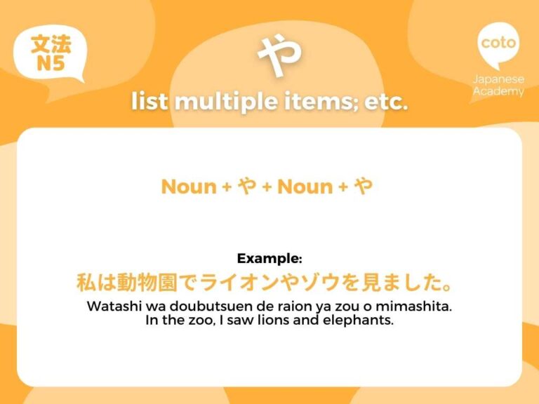 30 Must-know JLPT N5 Grammar Points | Coto Japanese Academy